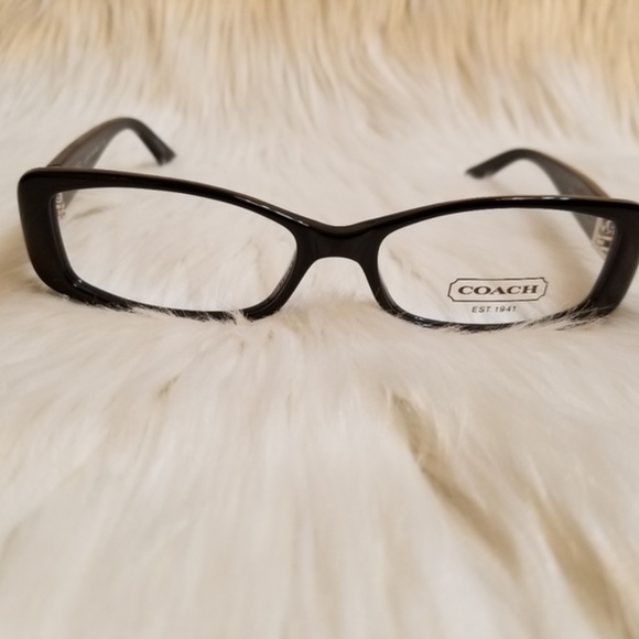Coach | Accessories | Coach Rx Eyeglasses Silver Coach Logo In Stones ...